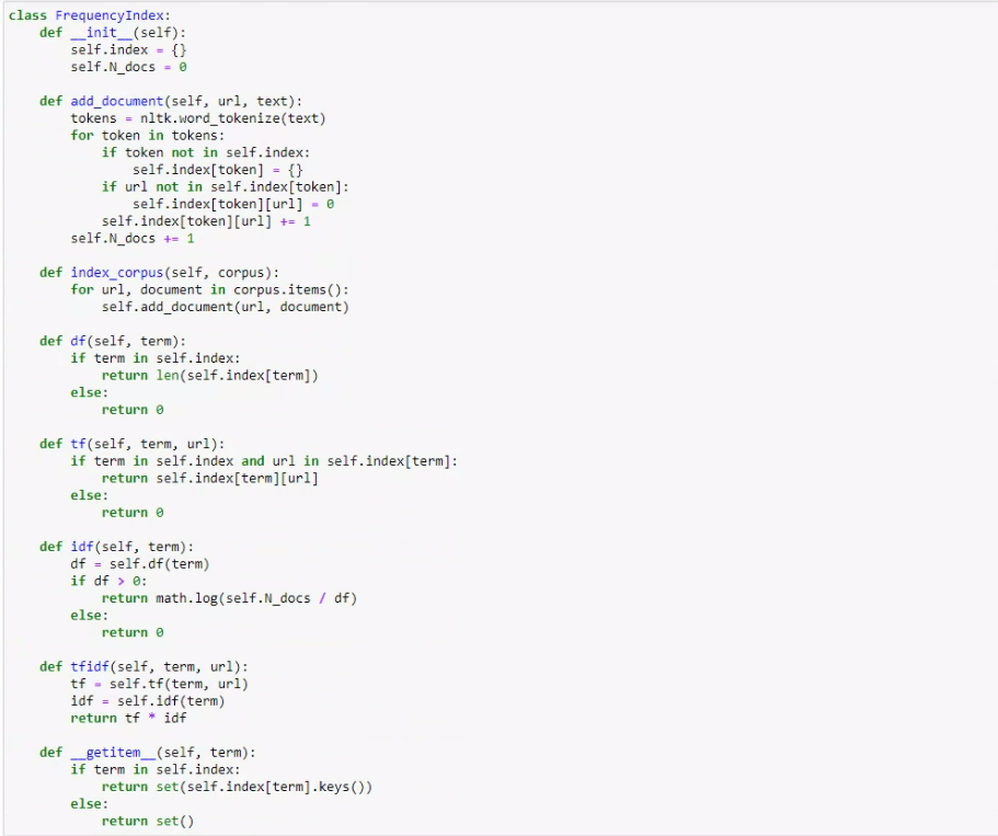 \# test code for the corpus web_corpus = Corpus() | Chegg.com