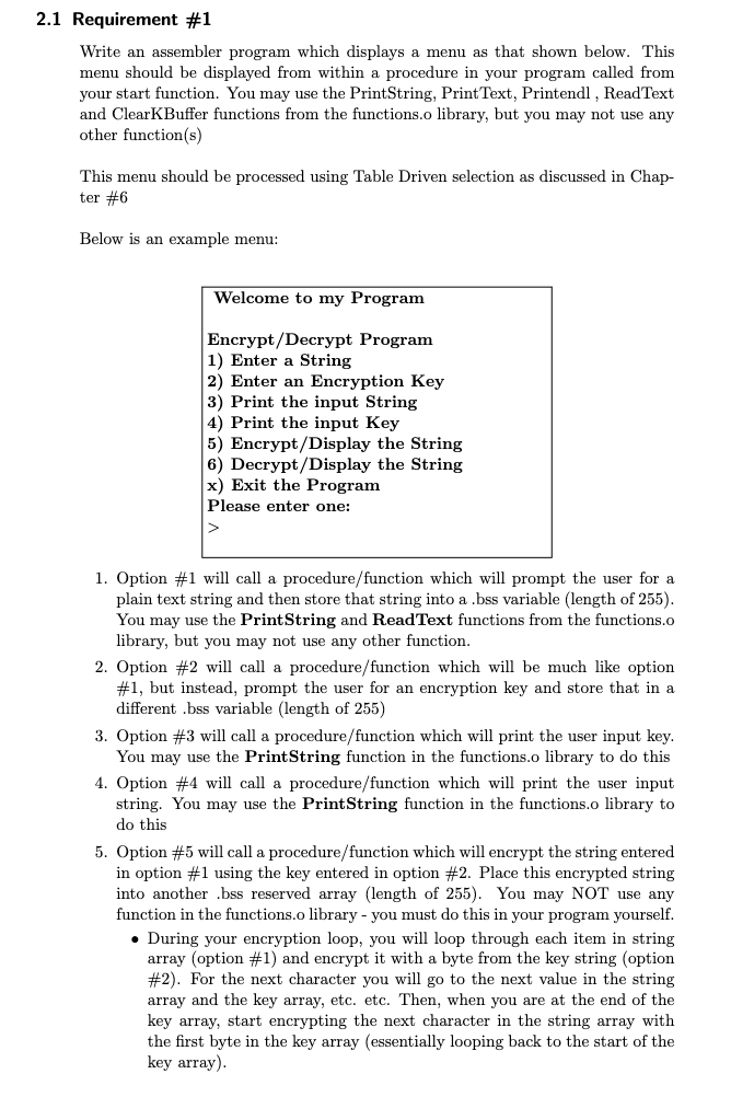 Solved 21 Requirement 1 Write An Assembler Program Which 9847