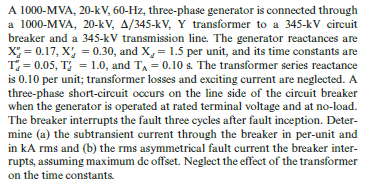 Solved POWER SYSTEM ANALYSIS AND DESIGN 6th edition - GLOVER | Chegg.com