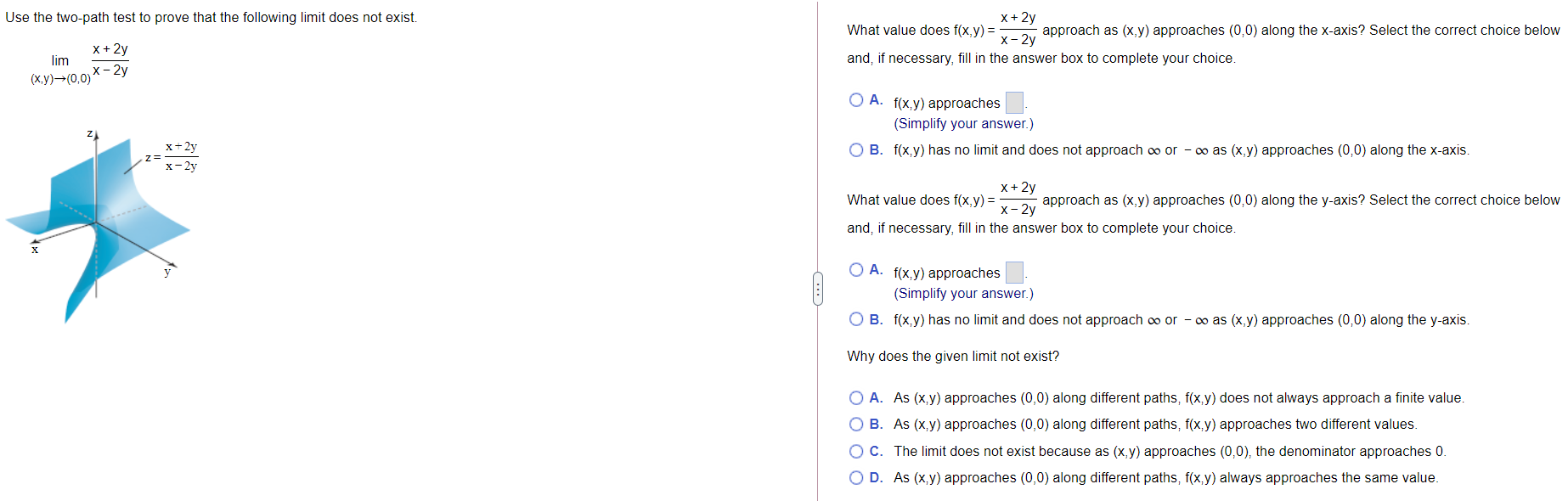 Solved Use the two-path test to prove that the following | Chegg.com
