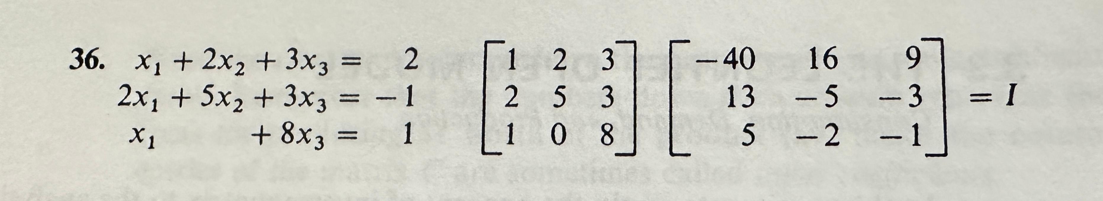 Solved Use the given information to solve the given system | Chegg.com