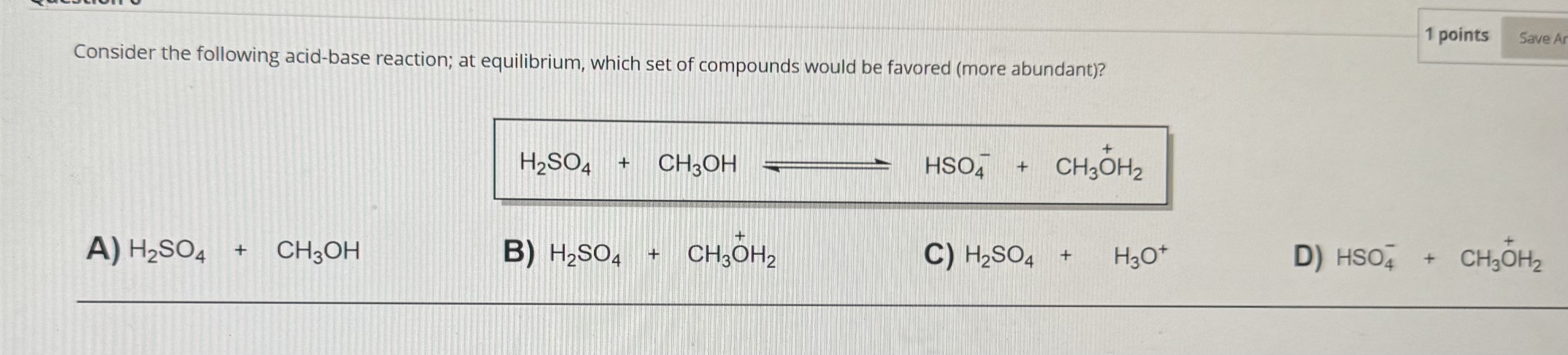 Solved Consider the following acid-base reaction; at | Chegg.com