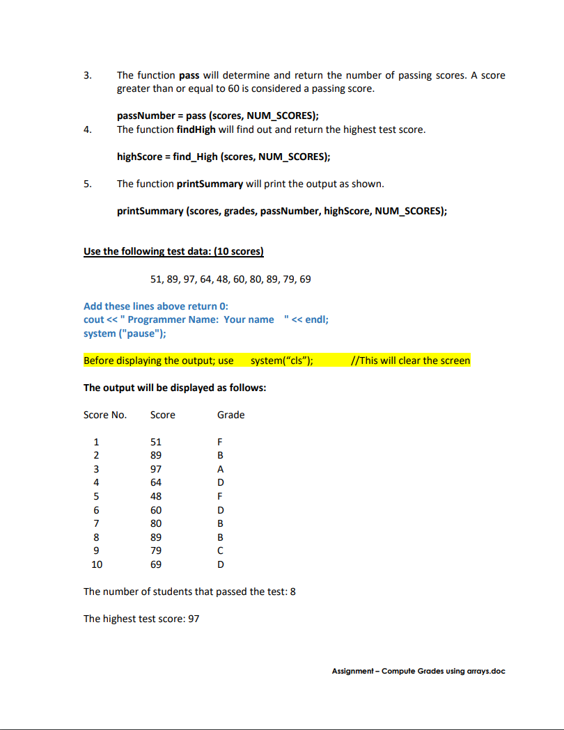 Solved I am trying to run a grade calculator using C++ using | Chegg.com