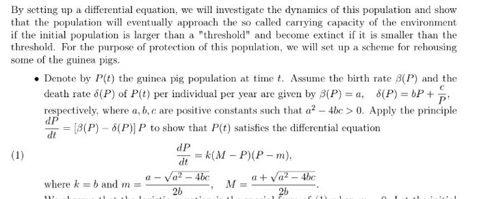 Solved By setting up a differential equation, we will | Chegg.com