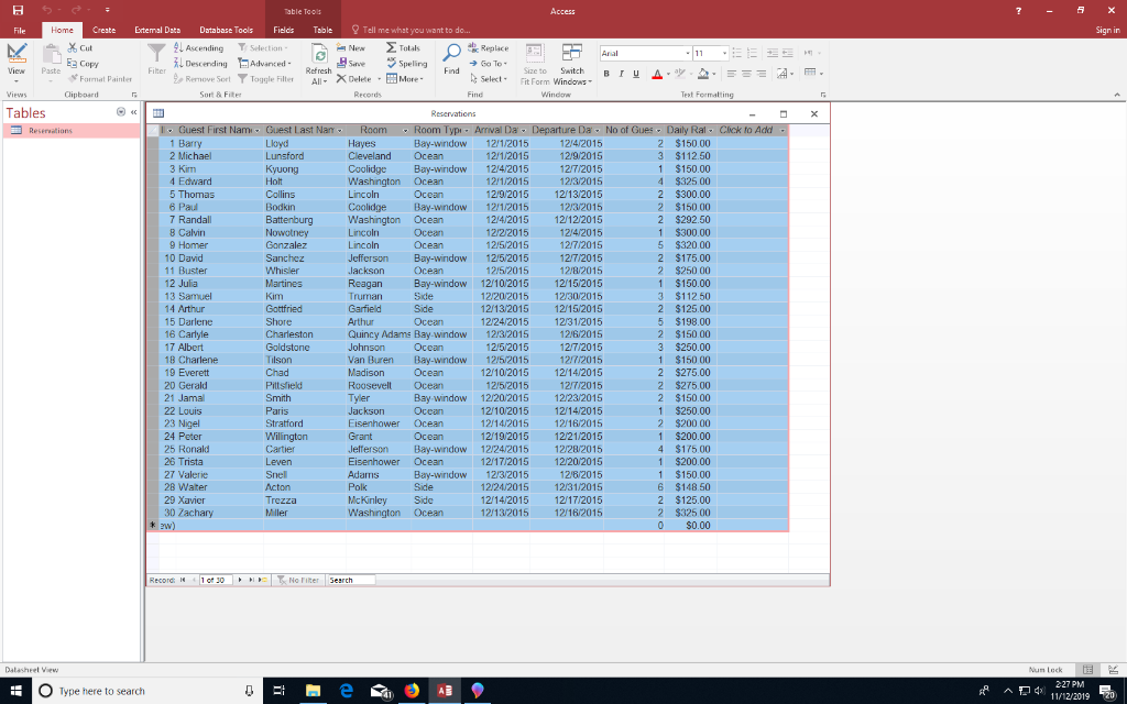 Solved In this exercise, you will use database to analyze | Chegg.com