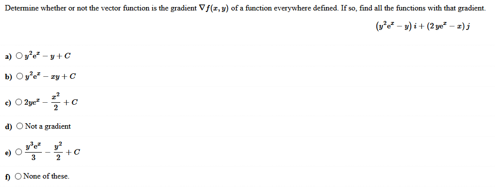 Solved Determine Whether Or Not The Vector Function Is The