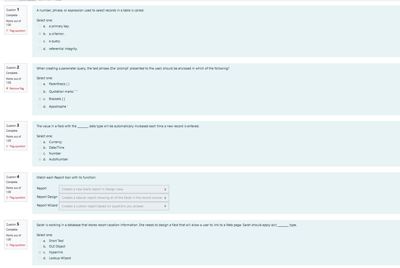 Solved Question 1 A number, phrase, or expression used to | Chegg.com