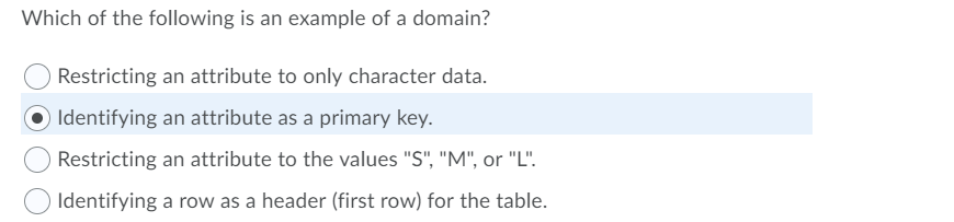 Solved Which of the following is an example of a domain? | Chegg.com