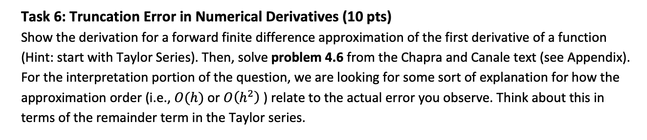 Solved 4 6 Use Forward And Backward Difference