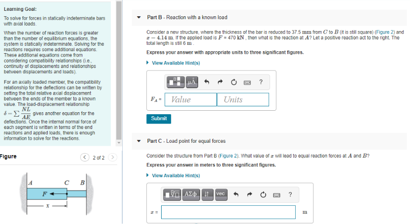 Solved Part A-Force with a known deflection Learning Goal: | Chegg.com