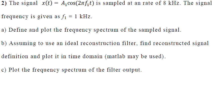 Lecture:Introduction to Communication Systems For | Chegg.com