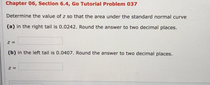 Solved Chapter 06, Section 6.4, Go Tutorial Problem 037 | Chegg.com