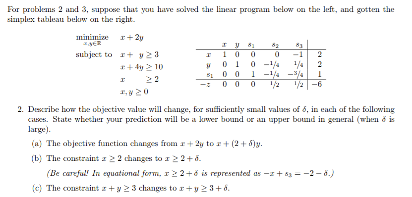 Solved 2 $1 2 For problems 2 and 3, suppose that you have | Chegg.com