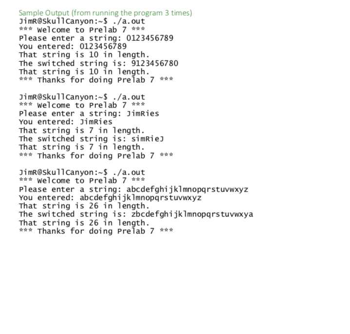 Solved CS1050- Prelab 7 Spring 2019 Concepts to Practice | Chegg.com