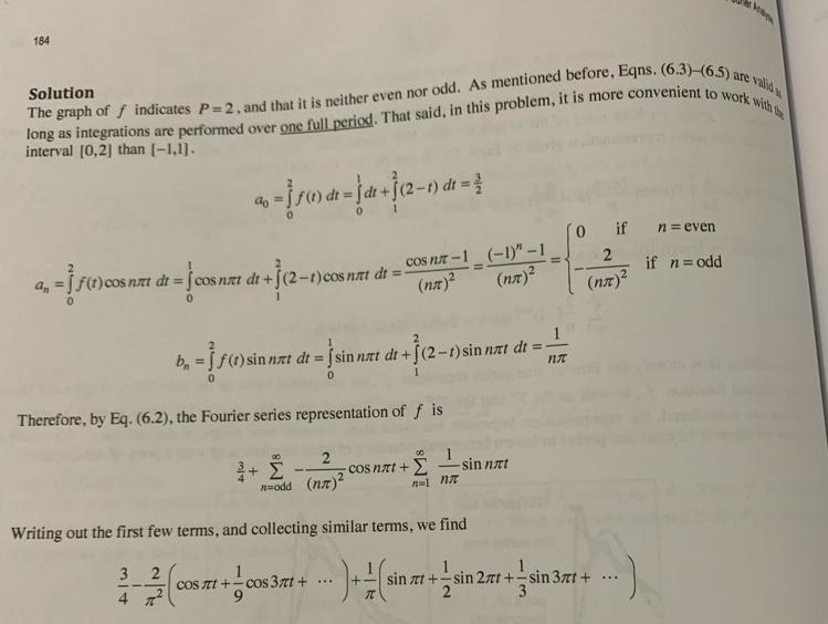 Solved Find the fourier series representation of the | Chegg.com