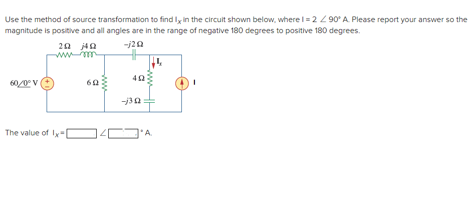 Solved Use the method of source transformation to find Ix | Chegg.com