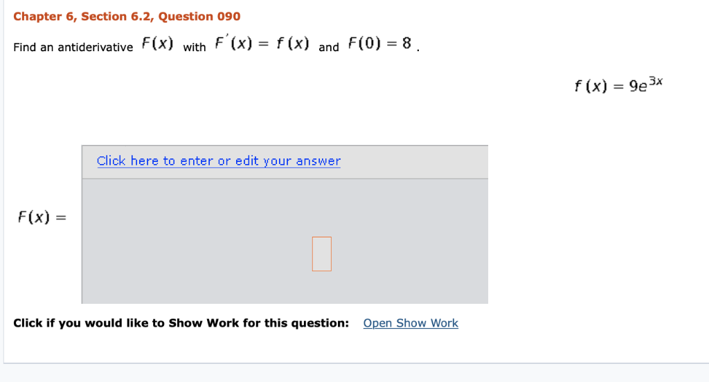 Solved Chapter 6, Section 6.2, Additional Question 001 | Chegg.com
