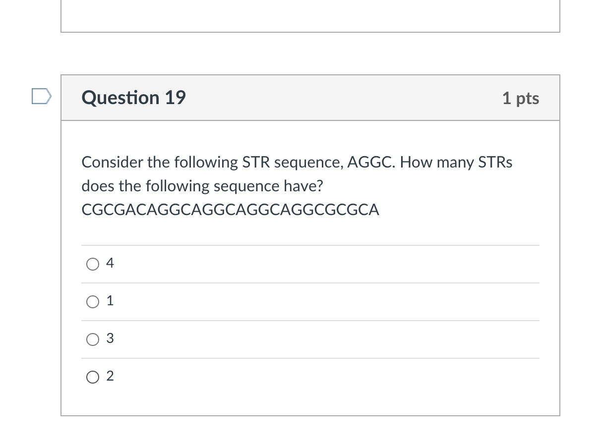 Question 17 1 pts Based on the results you obtained | Chegg.com