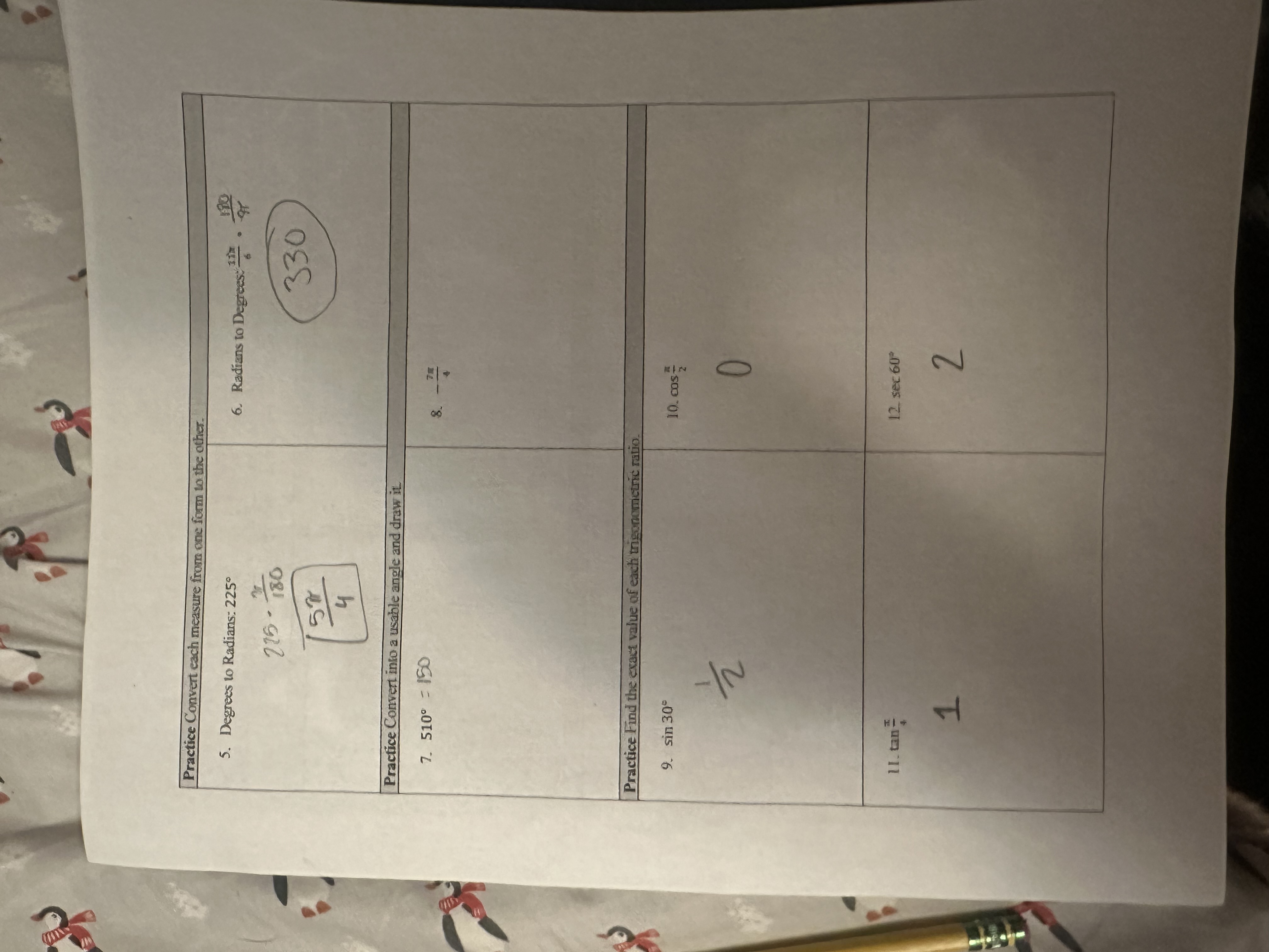 Solved Practice Convert each measure froma one form to the | Chegg.com