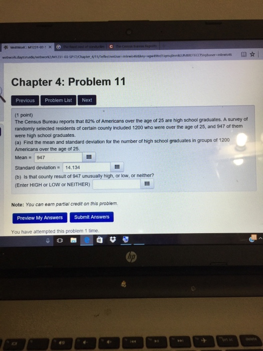 Solved (1 point) The table below summarizes the number of | Chegg.com