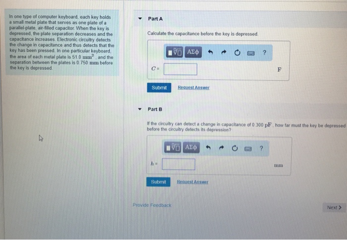 Solved In one type of computer keyboard, each key holds a | Chegg.com