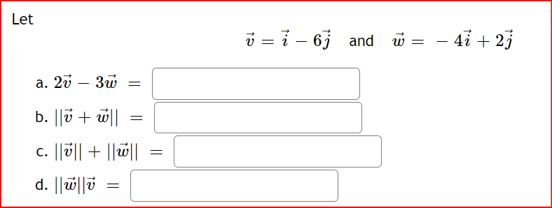 Solved Below is a graph with two vectors shown on it. Add | Chegg.com