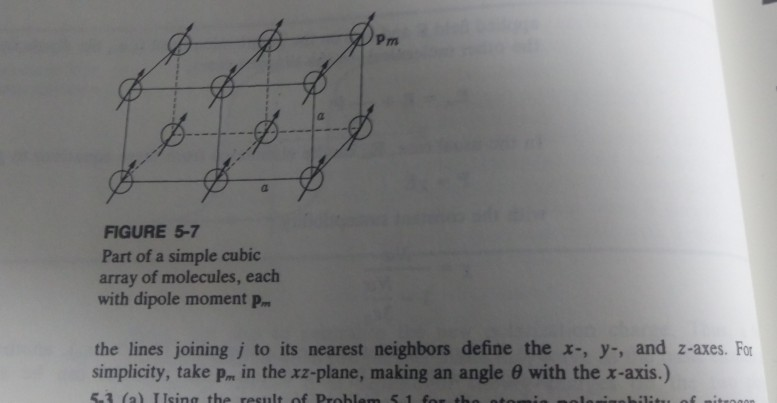 Solved 5-2 Figure 5-7 shows a simple cubic lattice of | Chegg.com