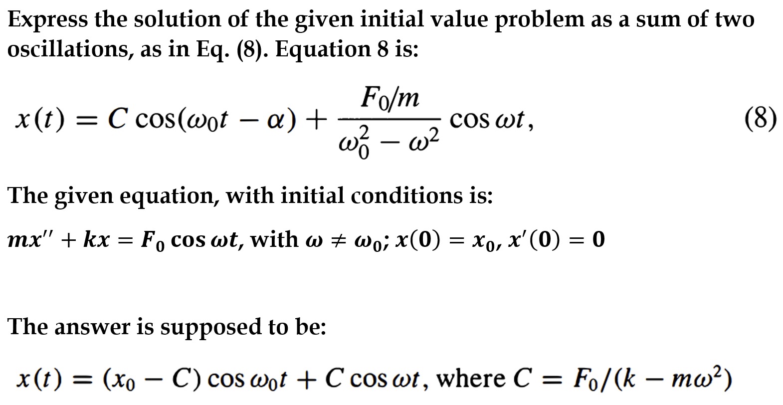 Solved This is a practice question from my Differential | Chegg.com