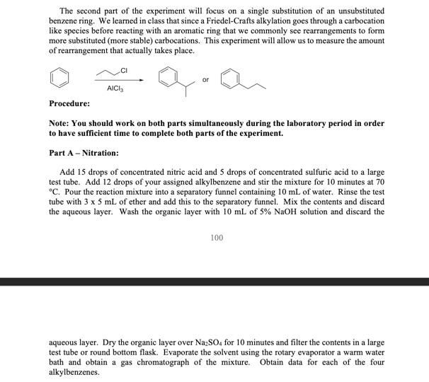 Solved Electrophilic Aromatic Substitution Experiment: What | Chegg.com