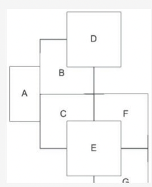 Solved Consider the below configuration of rooms in an | Chegg.com