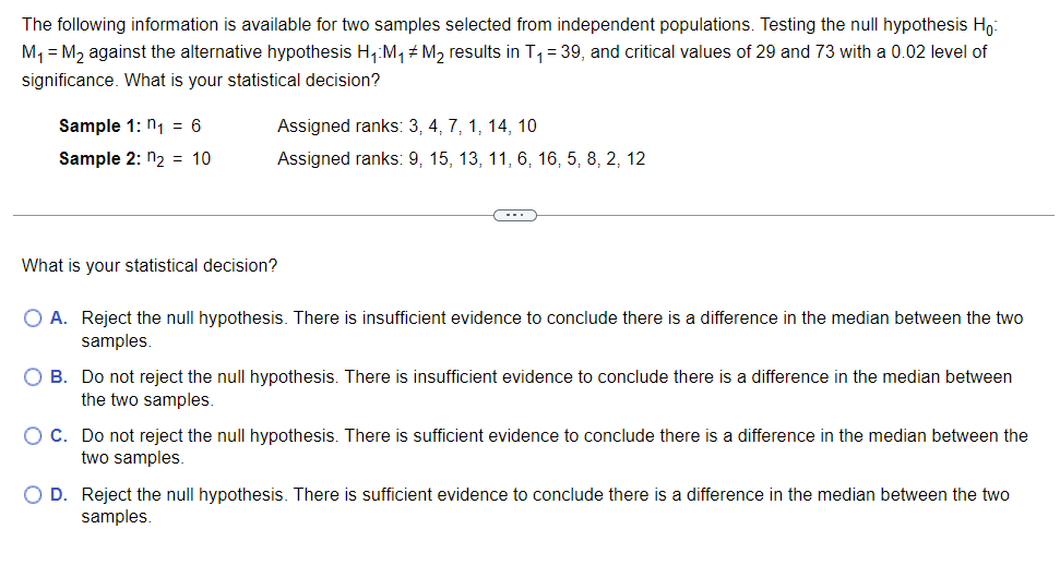 Solved The following information is available for two | Chegg.com