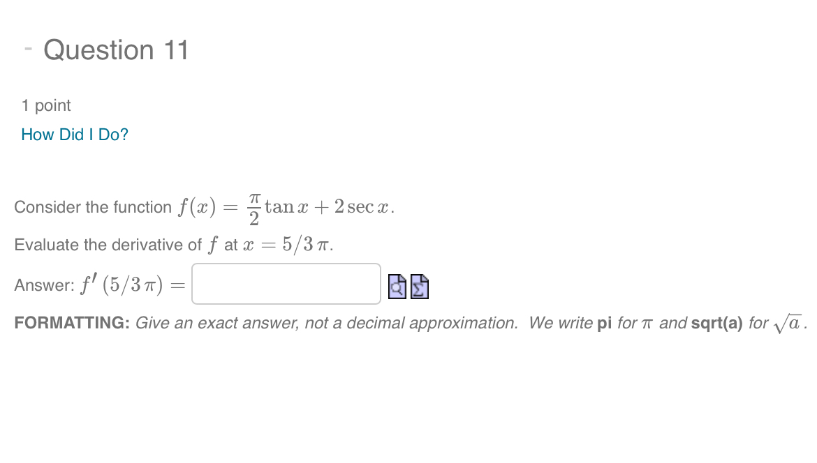 Solved ).Question 111 ﻿pointHow Did I Do?Consider the | Chegg.com