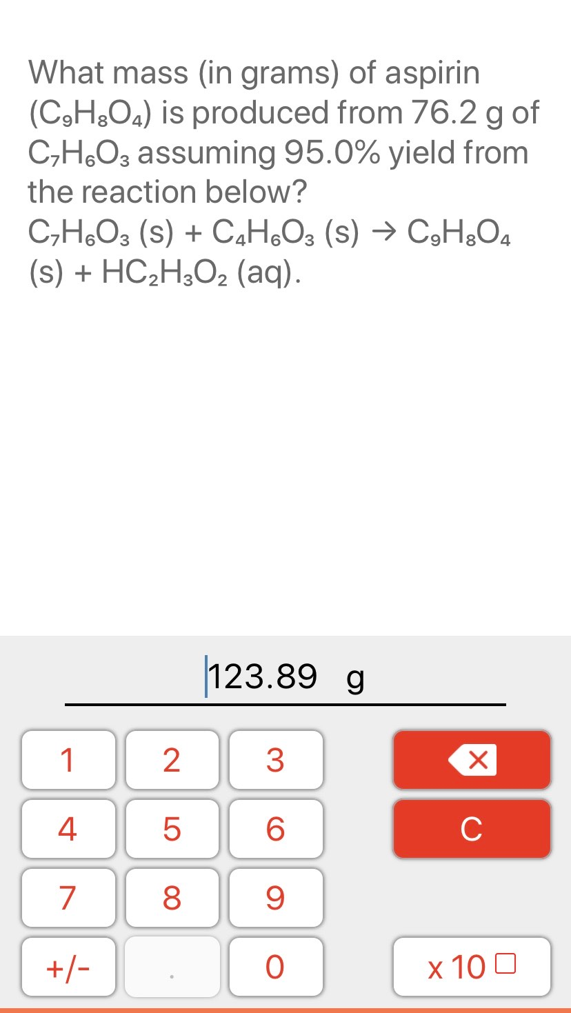 Solved According to the balanced reaction below, calculate | Chegg.com