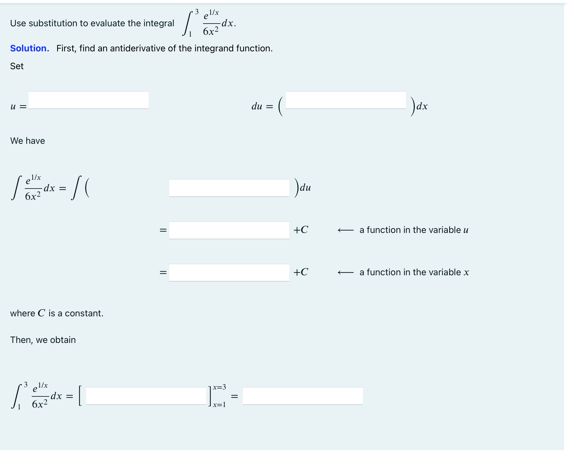 Solved Use substitution to evaluate the integral | Chegg.com