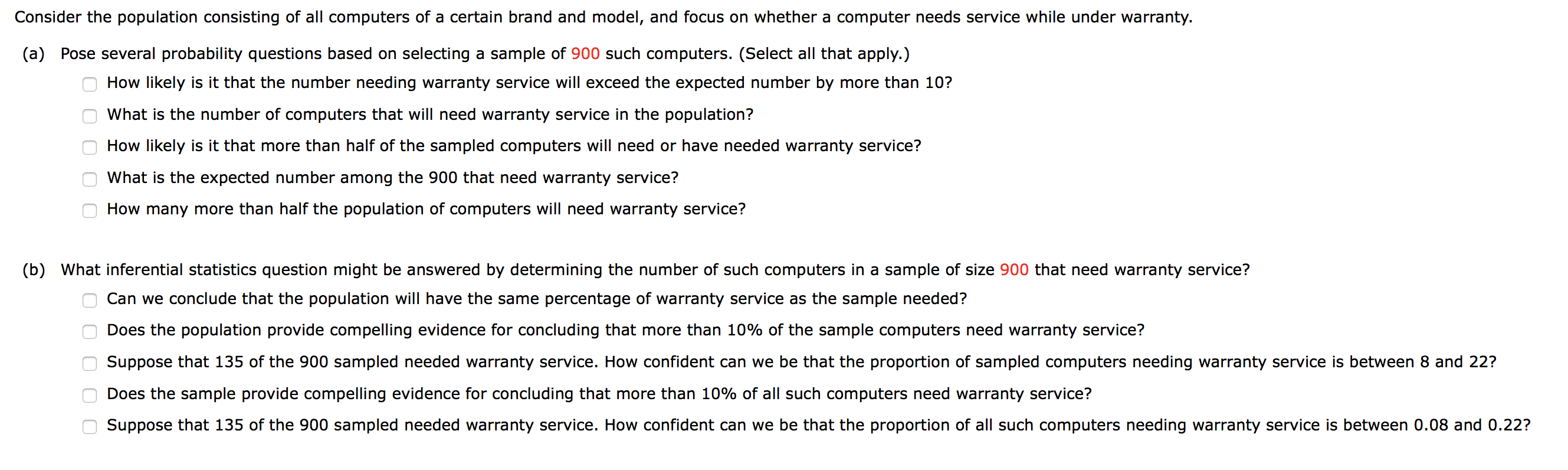 Solved Consider the population consisting of all computers | Chegg.com