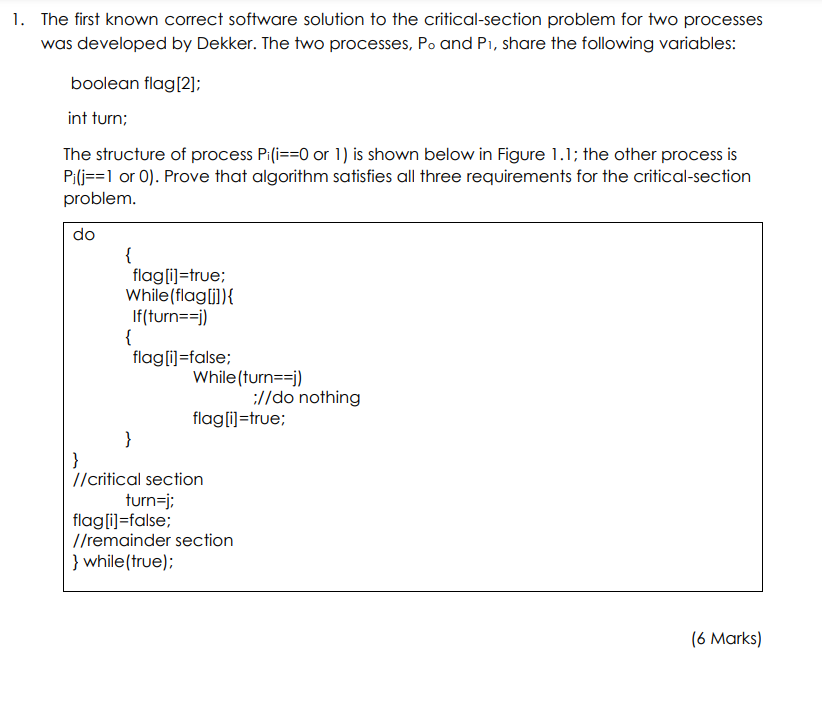 Solved The first known correct software solution to the | Chegg.com