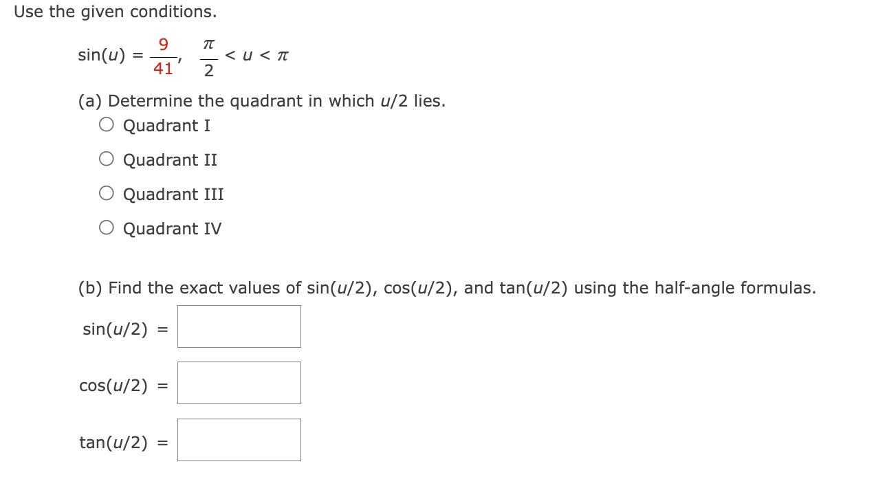 Solved Use the given | Chegg.com