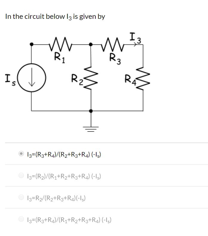 Solved Given is the circuit below. R1=5011, | Chegg.com