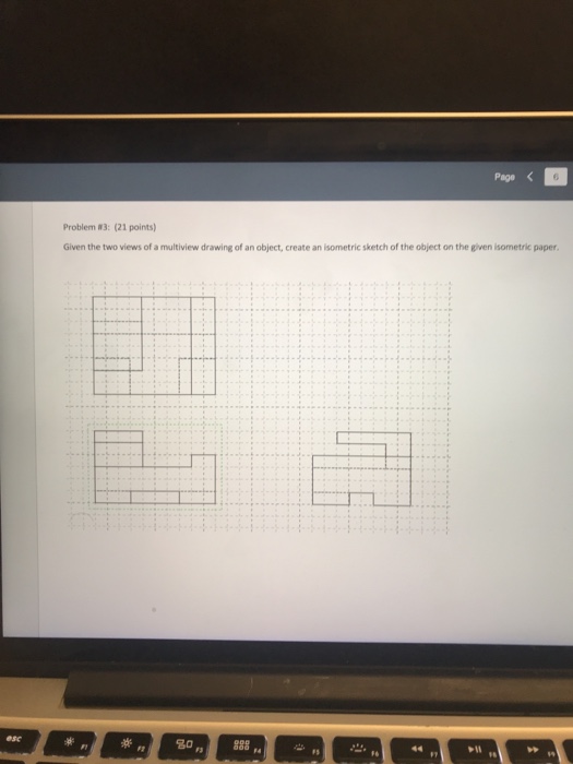 Solved Page Problem3 21 Points Given The Two Views Of A 