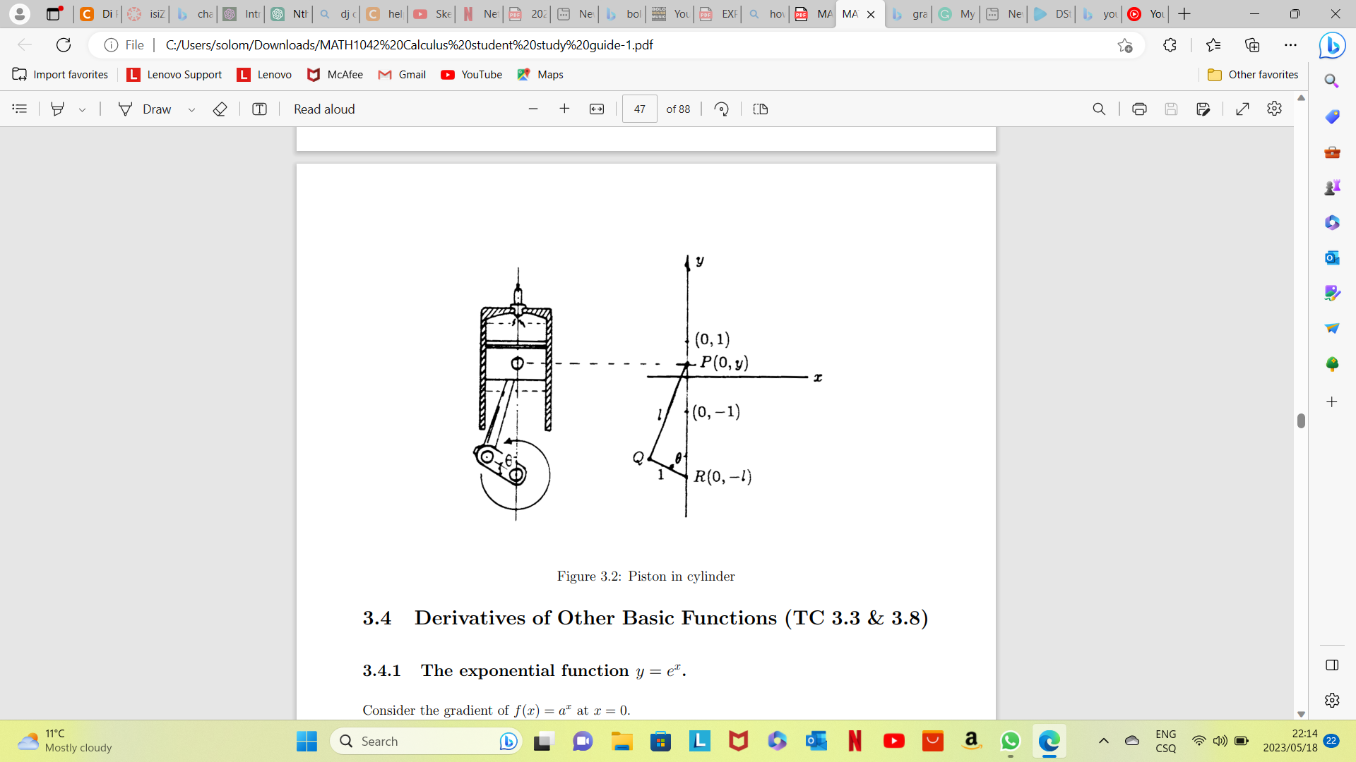 Solved 3.3.3 Tutorial questions - The chain rule D4. | Chegg.com