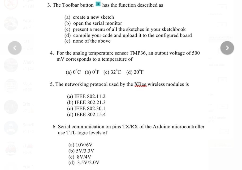 Solved 3. The Toolbar button has the function described as | Chegg.com