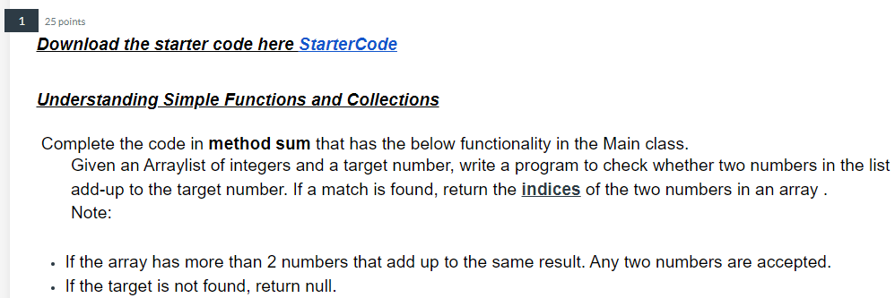 Solved Understandingsimple Functions and Collections | Chegg.com