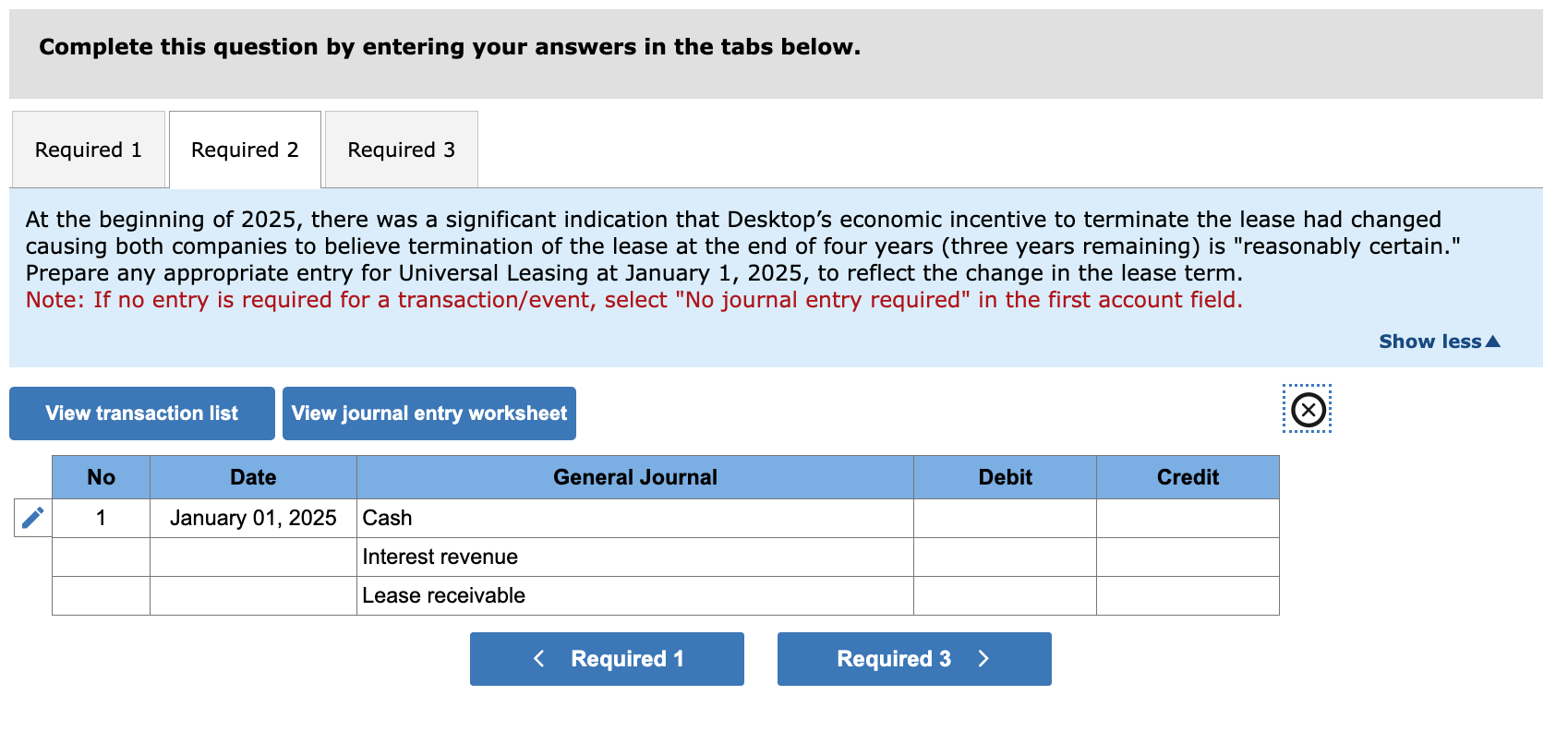 Solved Universal Leasing leases electronic equipment to a | Chegg.com