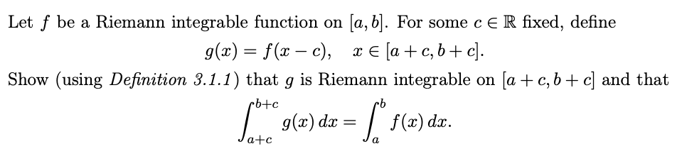 Solved Let f be a Riemann integrable function on [a, b]. For | Chegg.com