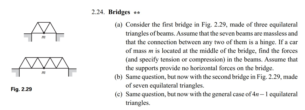 Solved 2.24. Bridges ** (a) Consider the first bridge in | Chegg.com