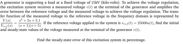 Solved A generator is supporting a load at a fixed voltage | Chegg.com