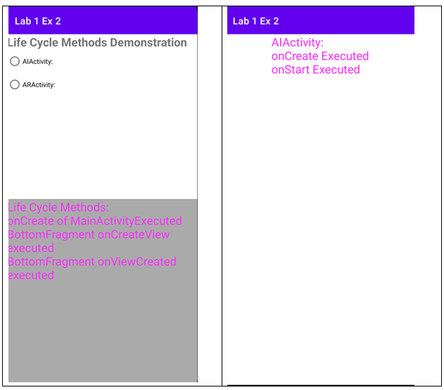 Solved Developing Android applications that include multiple | Chegg.com