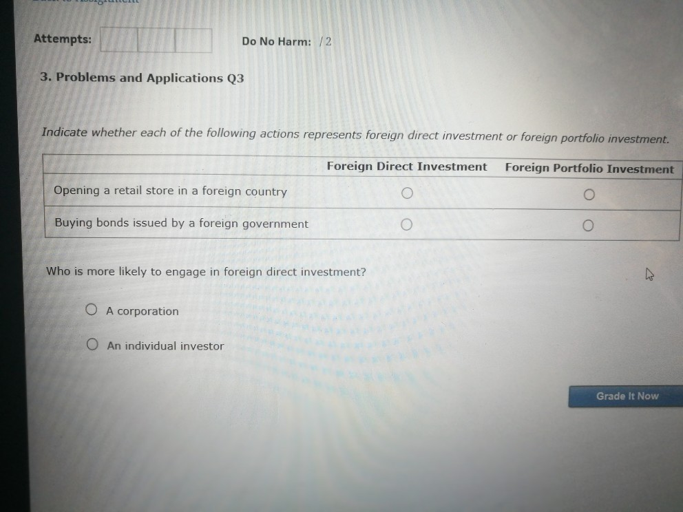 Solved Attempts: Do No Harm: /2 3. Problems and Applications | Chegg.com