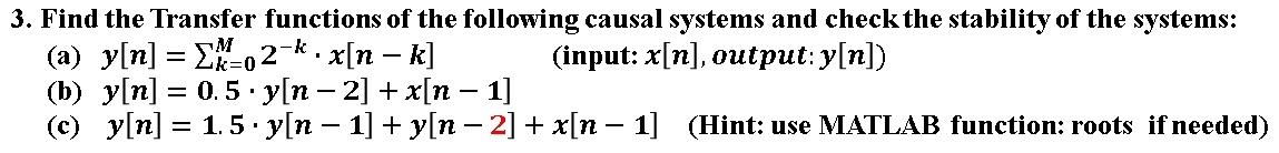 Solved 3. Find the Transfer functions of the following | Chegg.com