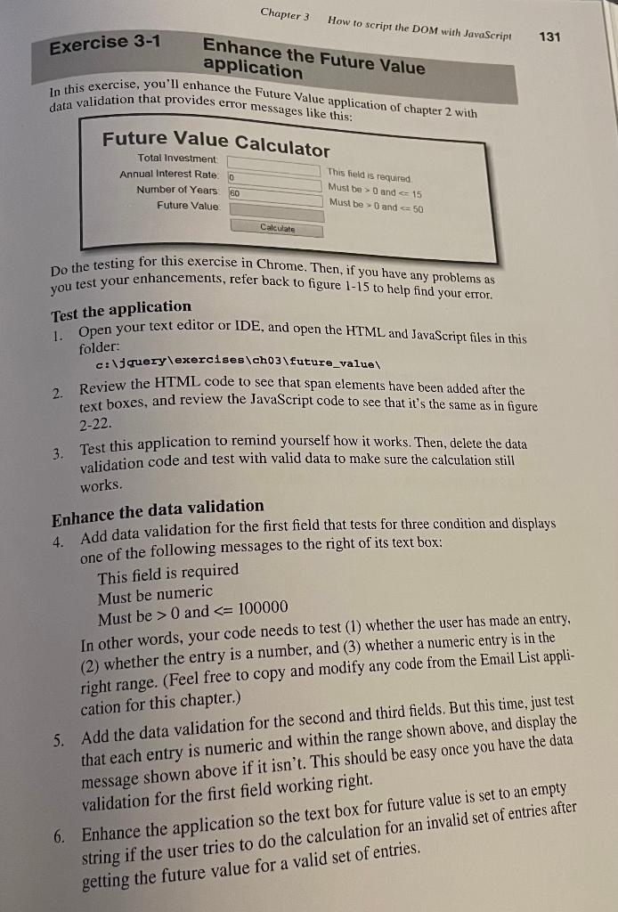 Solved Complete exercise 3-1 with my attached current code | Chegg.com